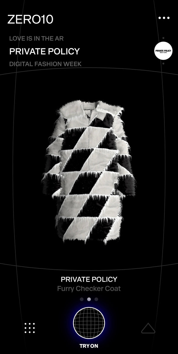 PRIVATE POLICY x ZERO10 NYFW Digital Fashion